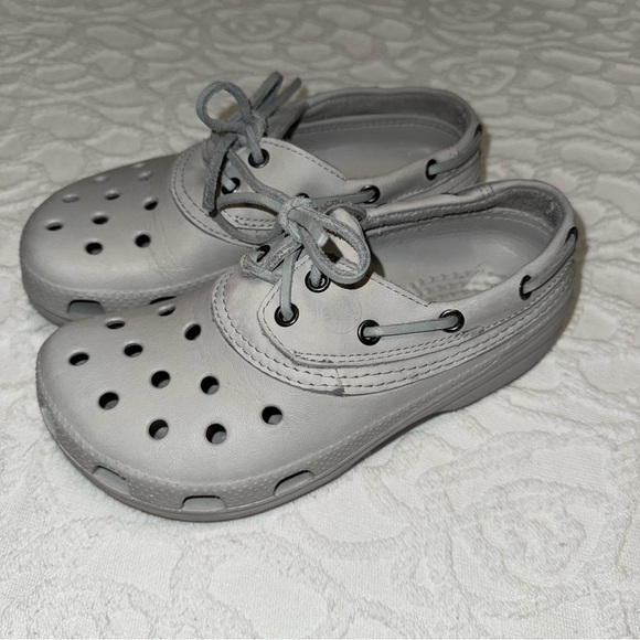CROCS | Shoes | Womens Crocs Islander Pitcrew Sport Boat Shoes | Poshmark
